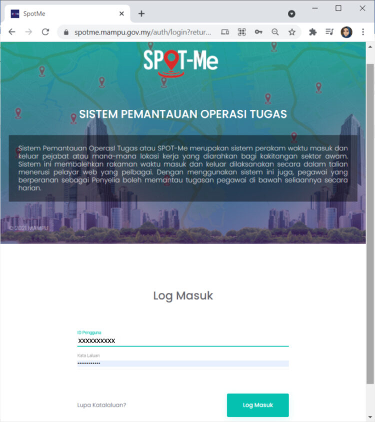SPOT-Me: Pemantauan dan Penjejak Kakitangan Bekerja di Rumah Ketika ...